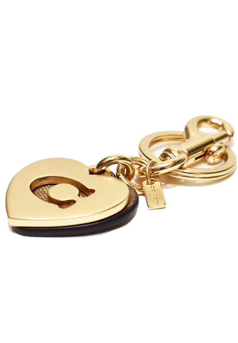 Coach Signature Hearts Key Ring - Brown – Haute Style Malaysia