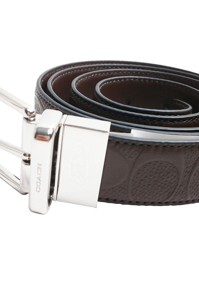 Coach Mens Modern Harness Cut To Size Reversible Signature Belt 38MM ...
