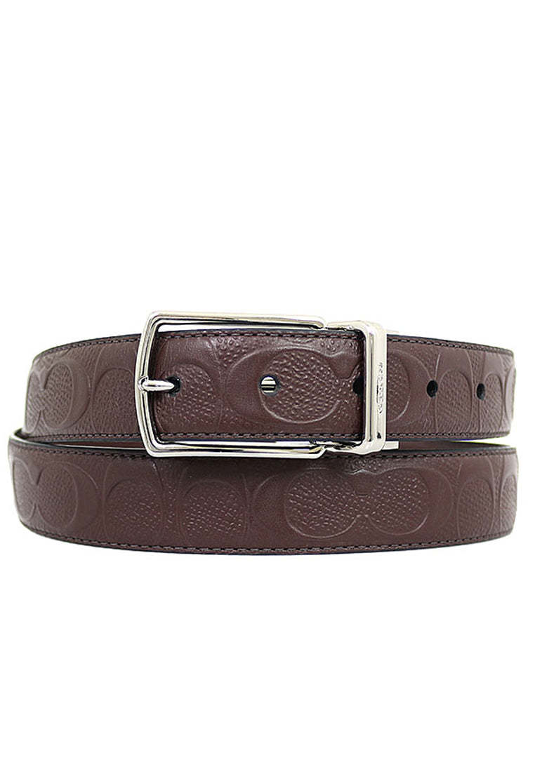 Coach Mens Modern Harness Cut To Size Reversible Signature Belt 38MM ...