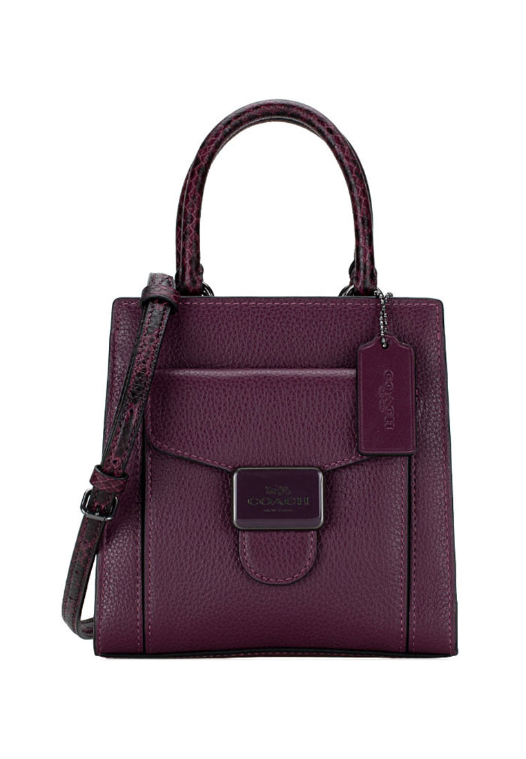 Coach Mini Pepper Crossbody - Boysenberry – Haute Style Malaysia