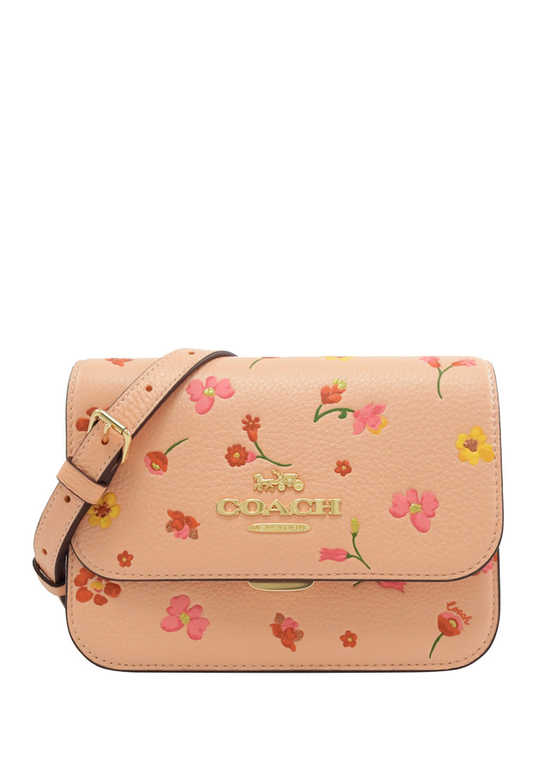 Coach Mini Brynn Crossbody With Mystical Floral Print - Faded Blush ...