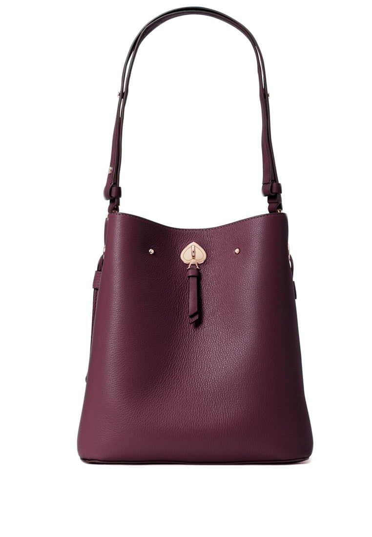 Kate Spade Marti Large Bucket Bag - Deep Berry – Haute Style Malaysia