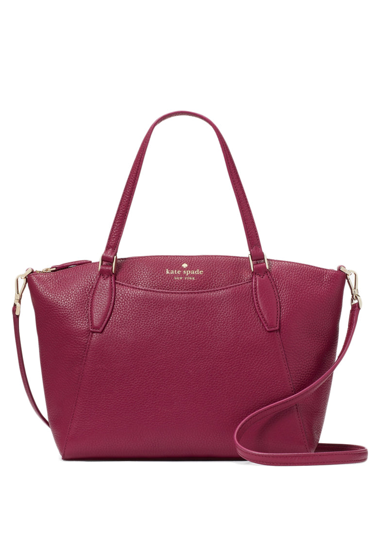 Kate Spade Monica Satchel - Dark Raspberry – Haute Style Malaysia